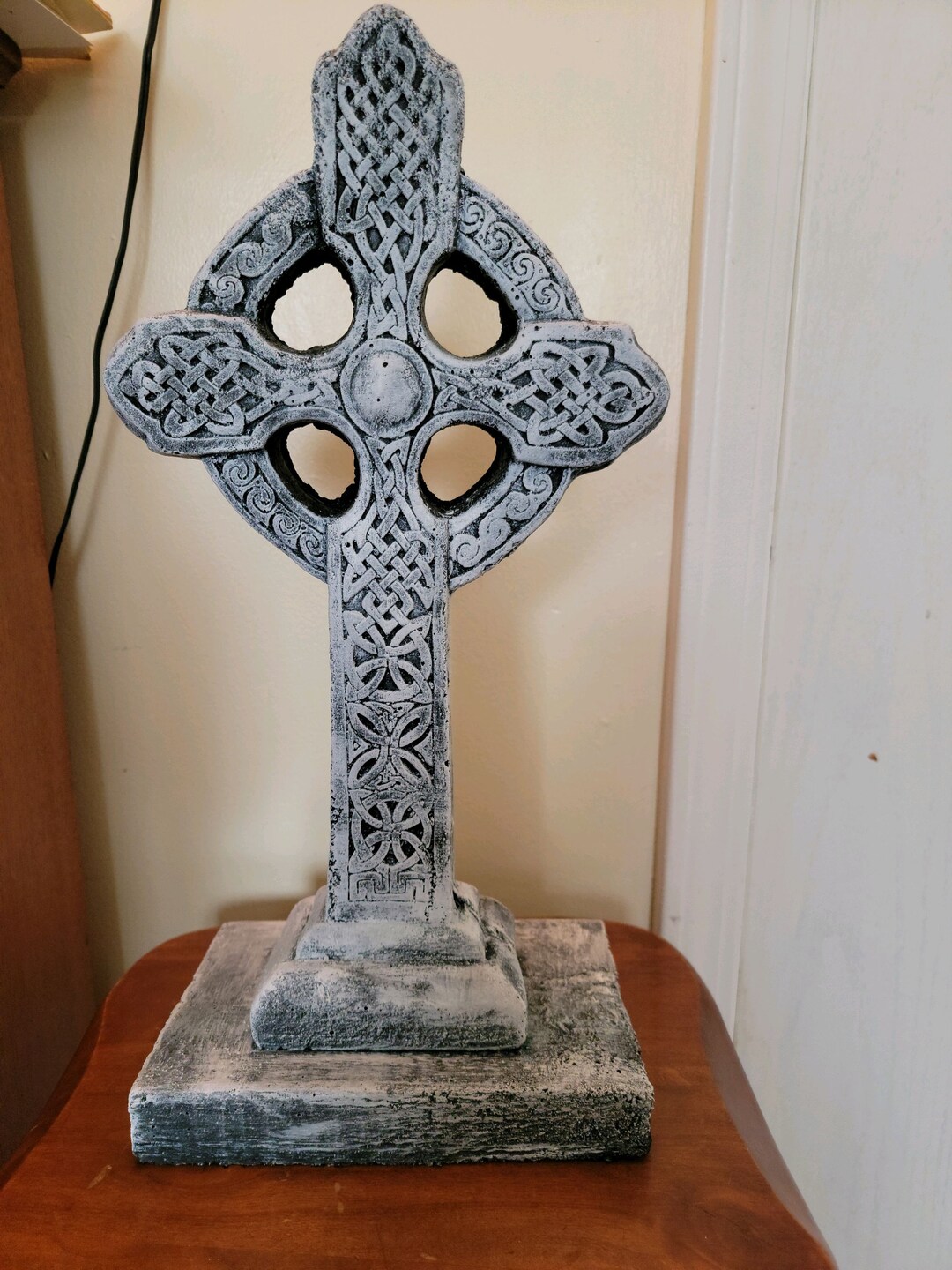 Concrete Celtic Cross Measuring 17" Tall - Etsy