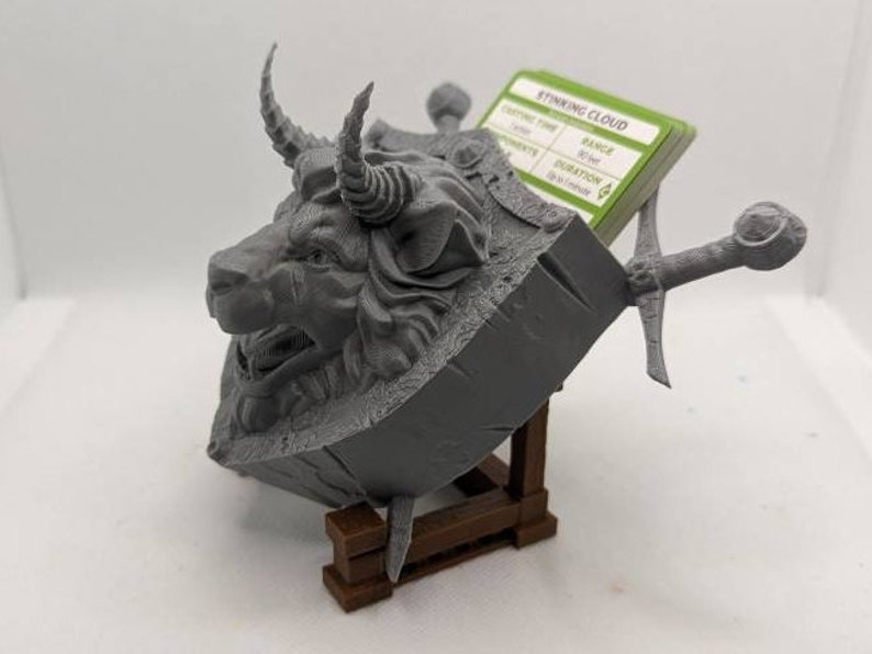 Shield of the Manticore Card Holder Fate's End - Etsy