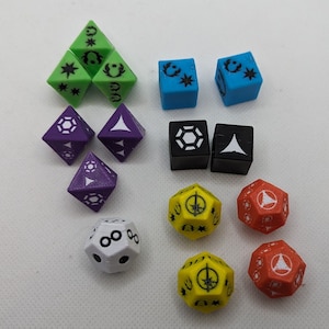 Star Wars RPG Dice Set - Edge of the Empire, Age of Rebellion, Force ...