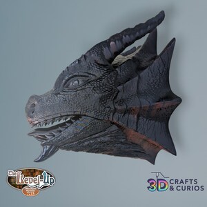 Dragon Head Trophy Wall Decoration - Etsy