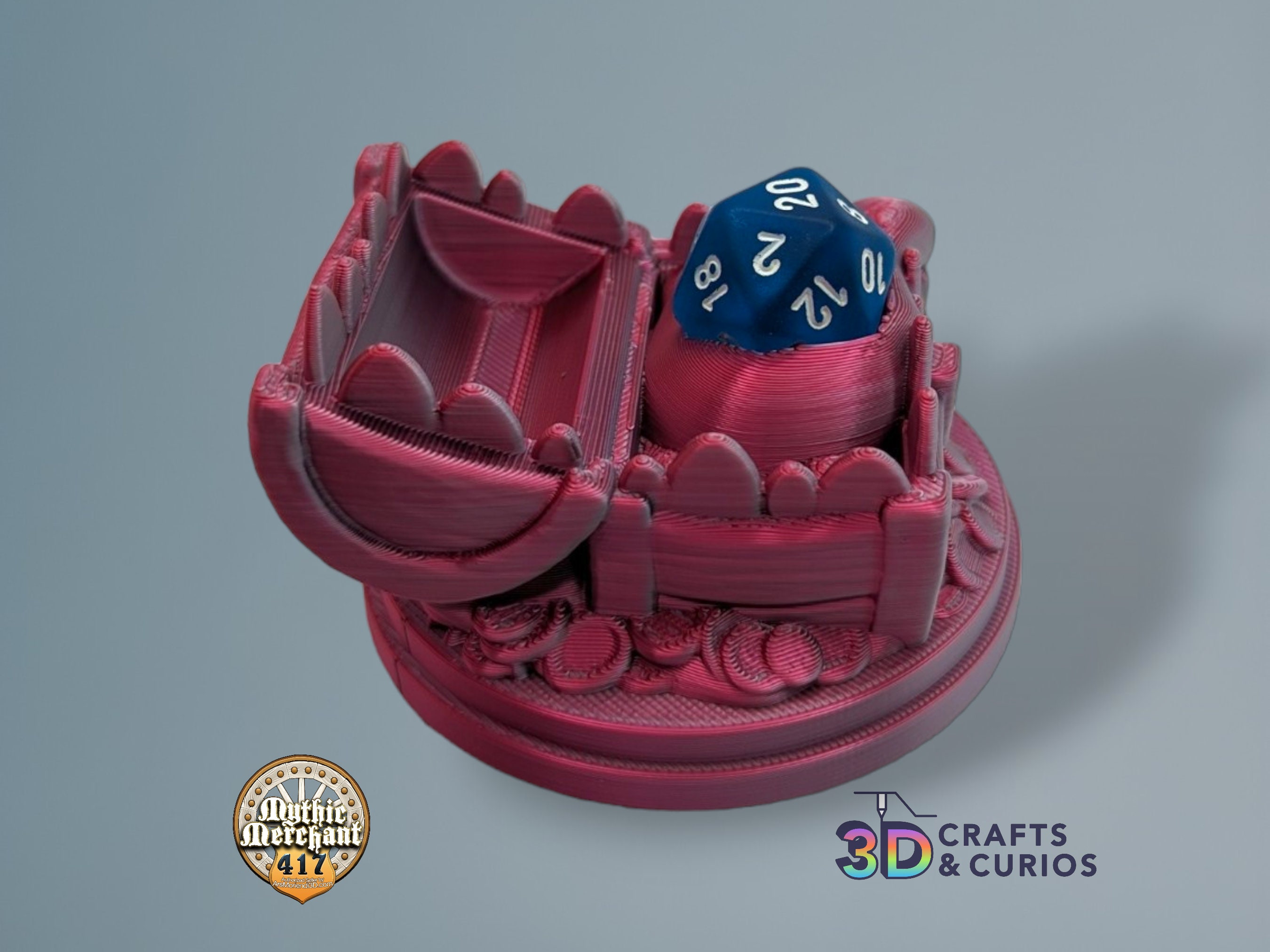 Mimic Treasure Chest Dice Guardian - Etsy