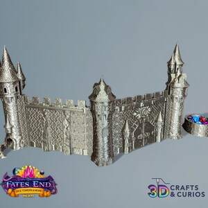 Medieval Castle DM / GM Screen With Dice Towers - Etsy