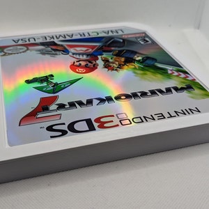 Giant Nintendo 3DS Cartridge Decoration Mario Kart 7 - Etsy
