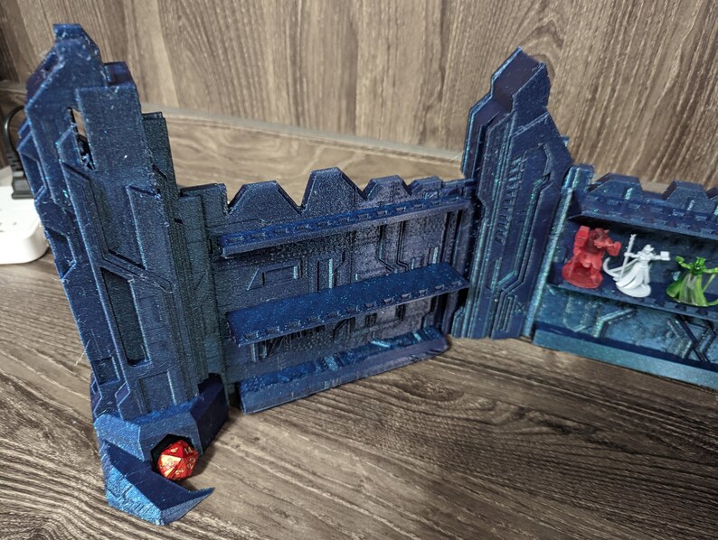 Alien City DM / GM Screen With Dice Towers - Etsy