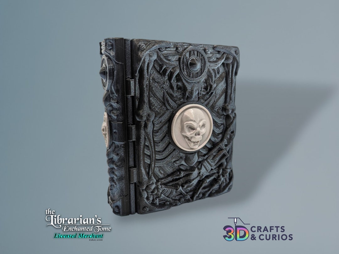 Necromancer's Spellbook for Card Game or Dice Storage - Etsy