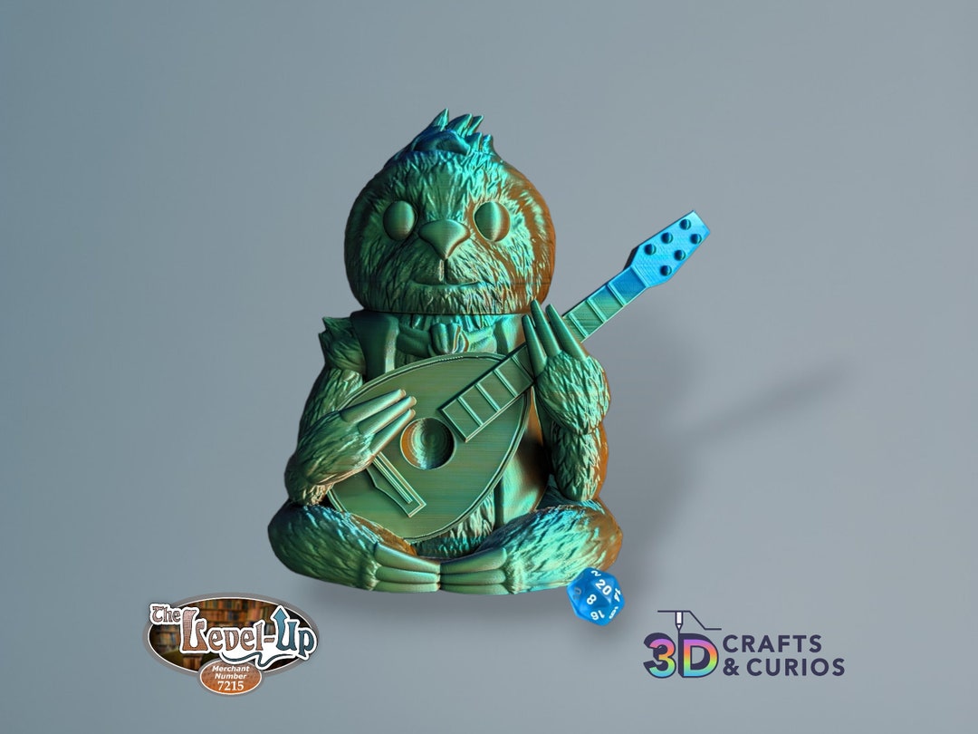 Sylvia the Sloth Dice / Storage Box - Etsy