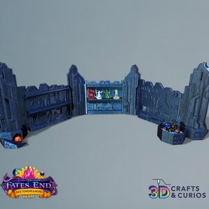 Alien City DM / GM Screen With Dice Towers - Etsy