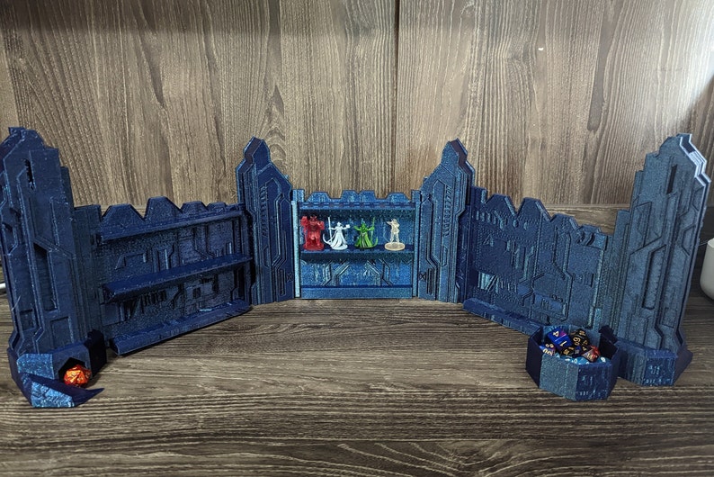 Alien City DM / GM Screen With Dice Towers - Etsy