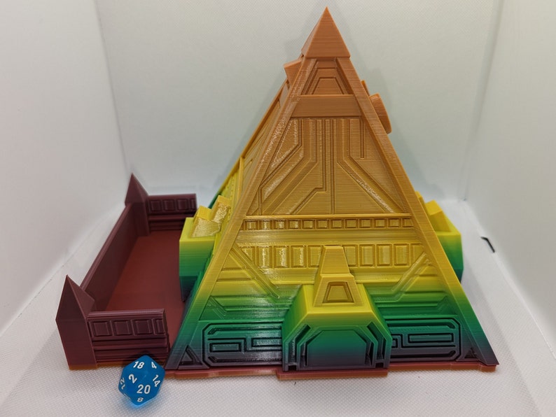 Alien Pyramid Dice Tower - Etsy