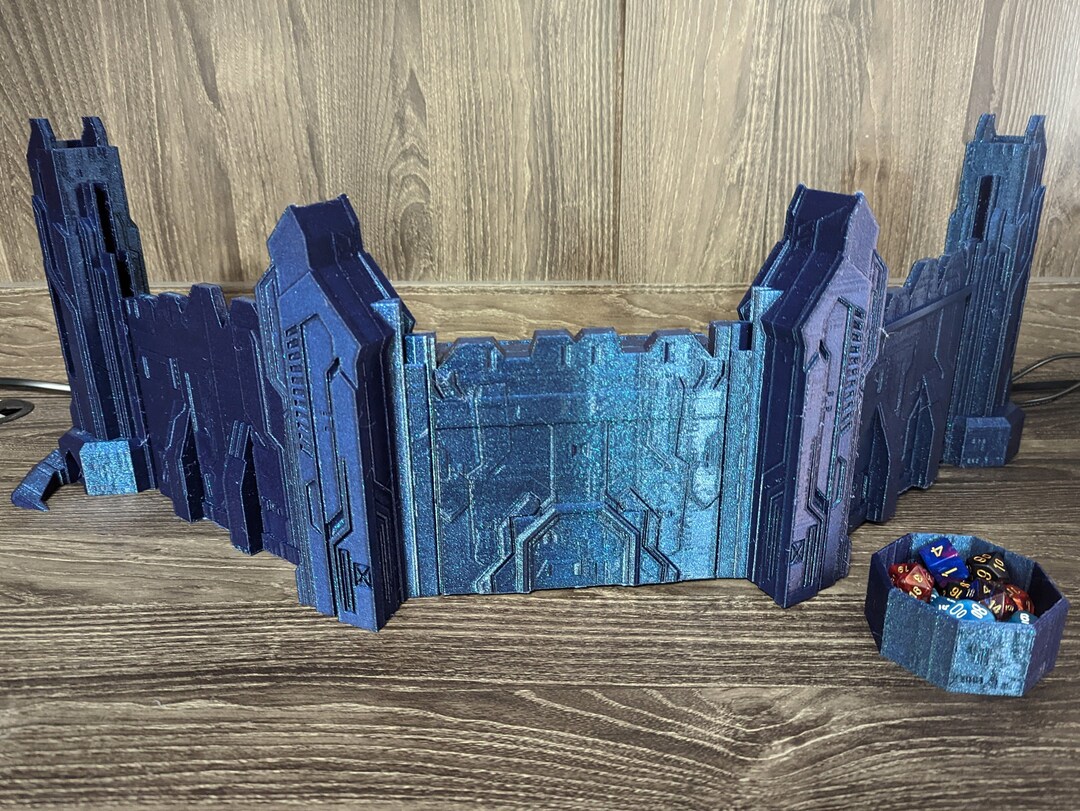 Alien City DM / GM Screen With Dice Towers - Etsy