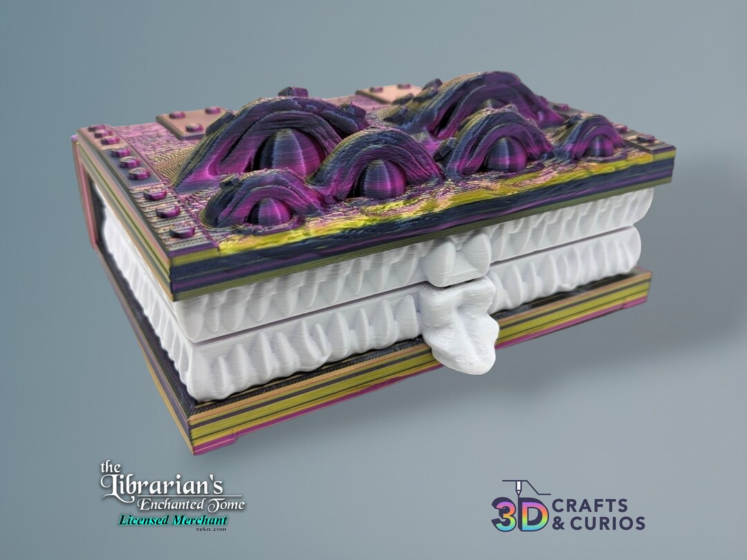 Spellbook Mimic for Card Game or Dice Storage - Etsy