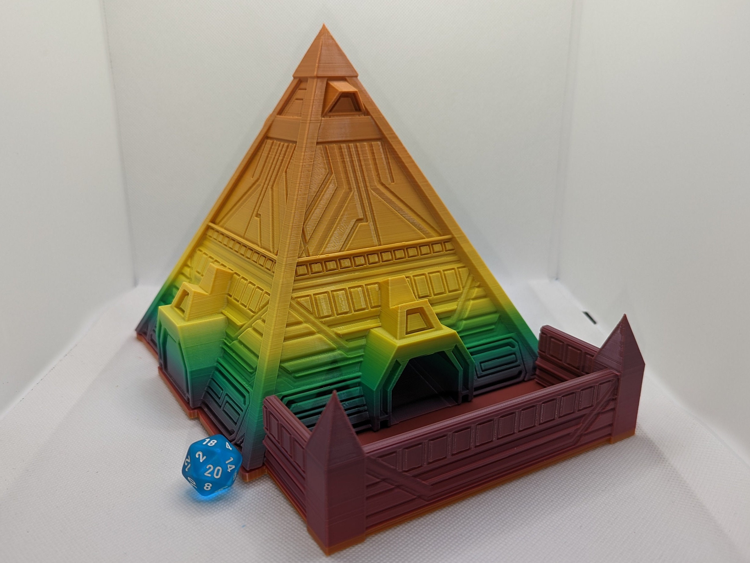 Alien Pyramid Dice Tower - Etsy