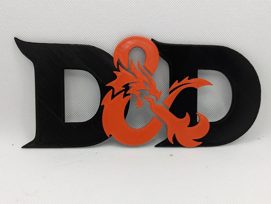 3D Dungeons and Dragons D&D Logo Sign - Etsy