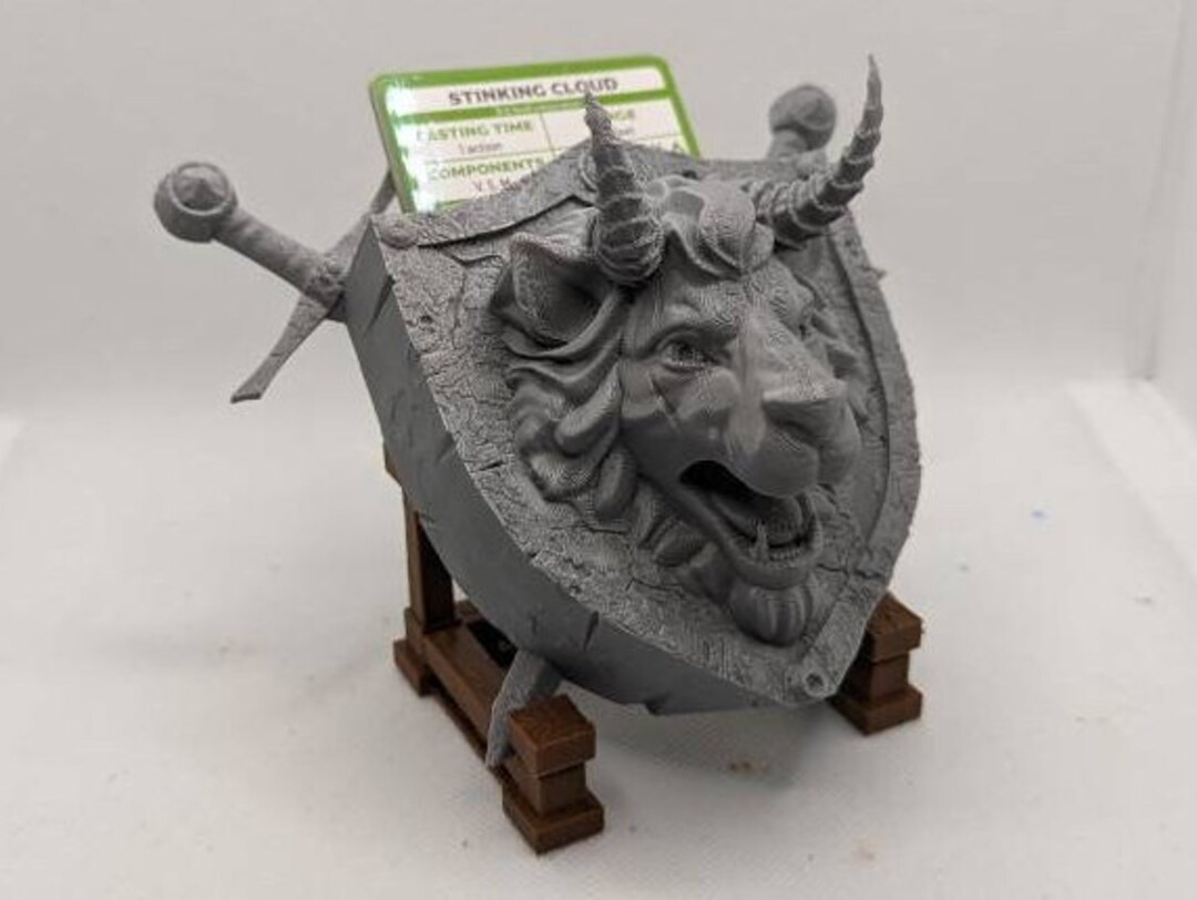 Shield of the Manticore Card Holder Fate's End - Etsy