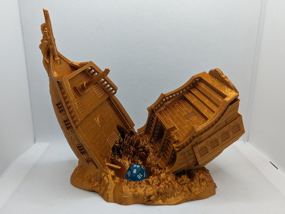 Shipwreck Dice Tower - Etsy