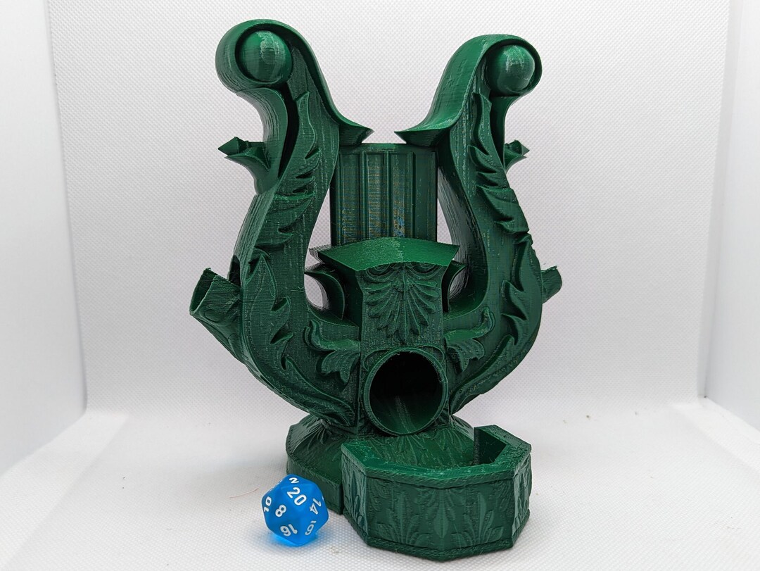 The Bard's Lyre Dice Tower - Etsy