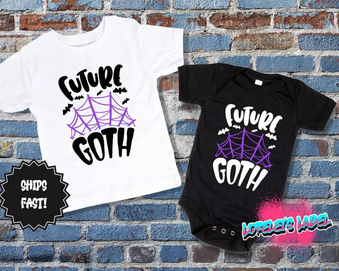 Future Goth Baby Onesie®, Punk Baby Onesie®, Goth Kid's T-shirt, Emo ...