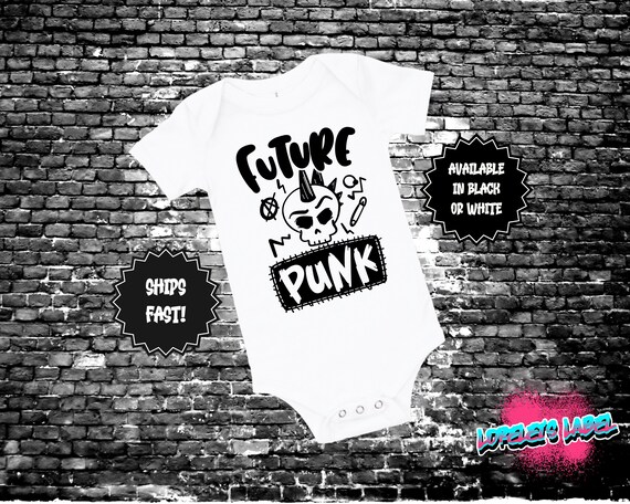 Future Punk Rock Music Baby Onesie® Rock Music Toddler - Etsy