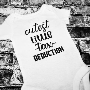 Accountant Baby Onesie®, Cutest Little Tax Deduction, Tax Credit ...