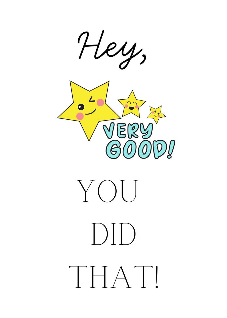 Congrats Card, You Did That! Printable Greeting Card (PDF) - Etsy