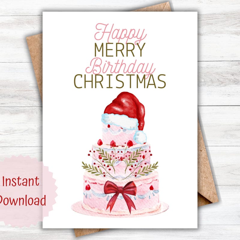 Merry Birthdays Cards - Etsy