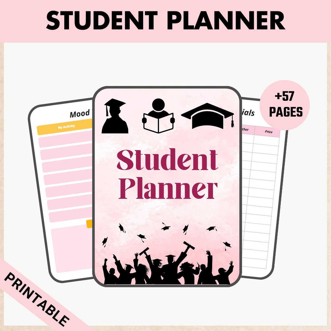 Academic Planner / School Planner / Assignment Tracker / College ...