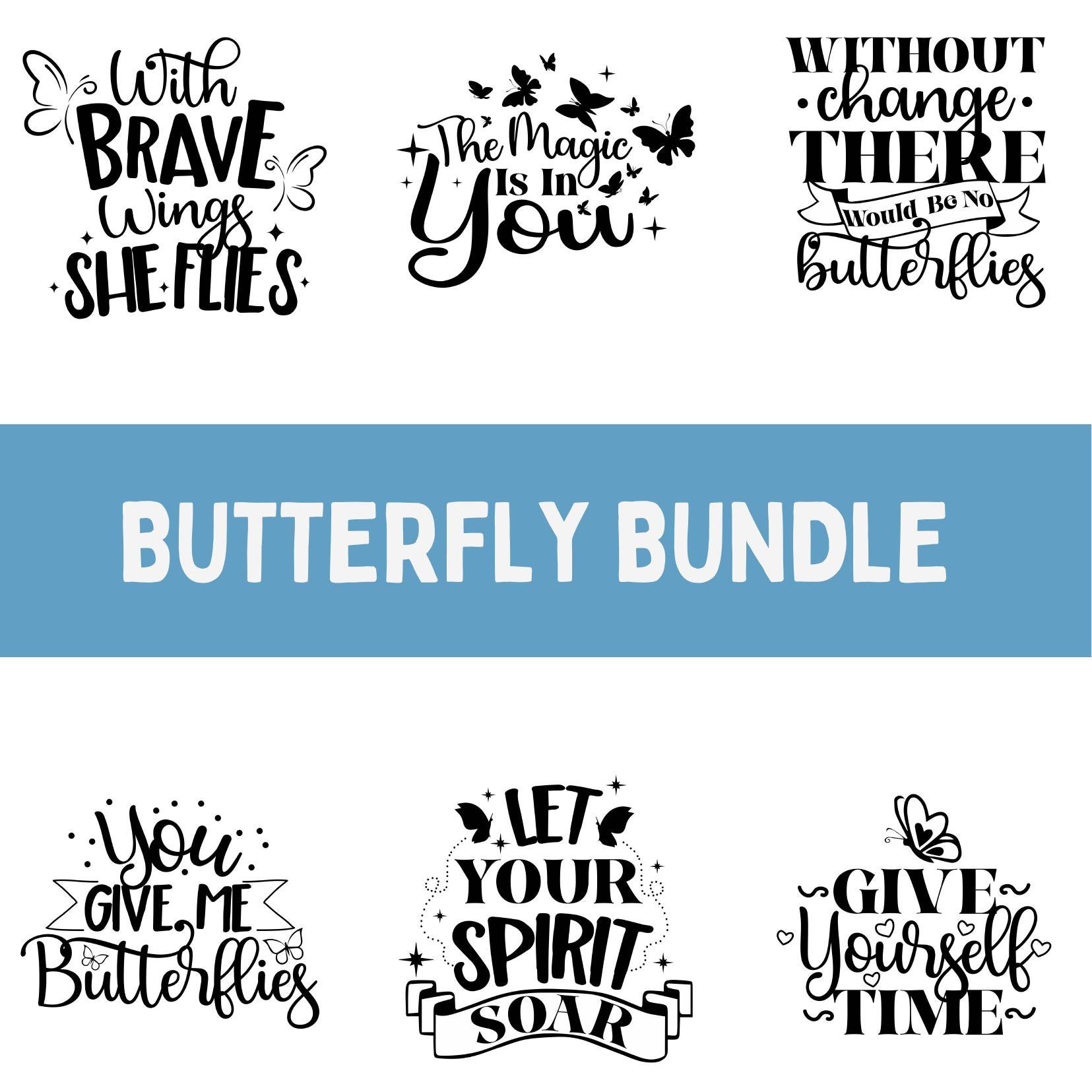 Butterfly SVG Bundle / Mega SVG Bundle / T-shirt Designs SVG / Svg ...