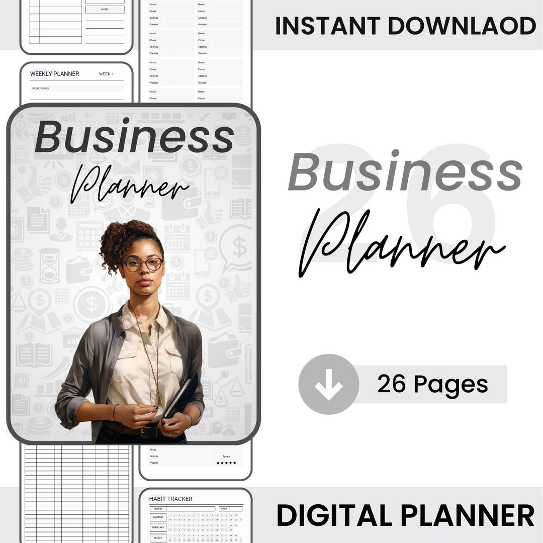 Digital Planner / Business Planner / Trackers / Social Media / Finances ...