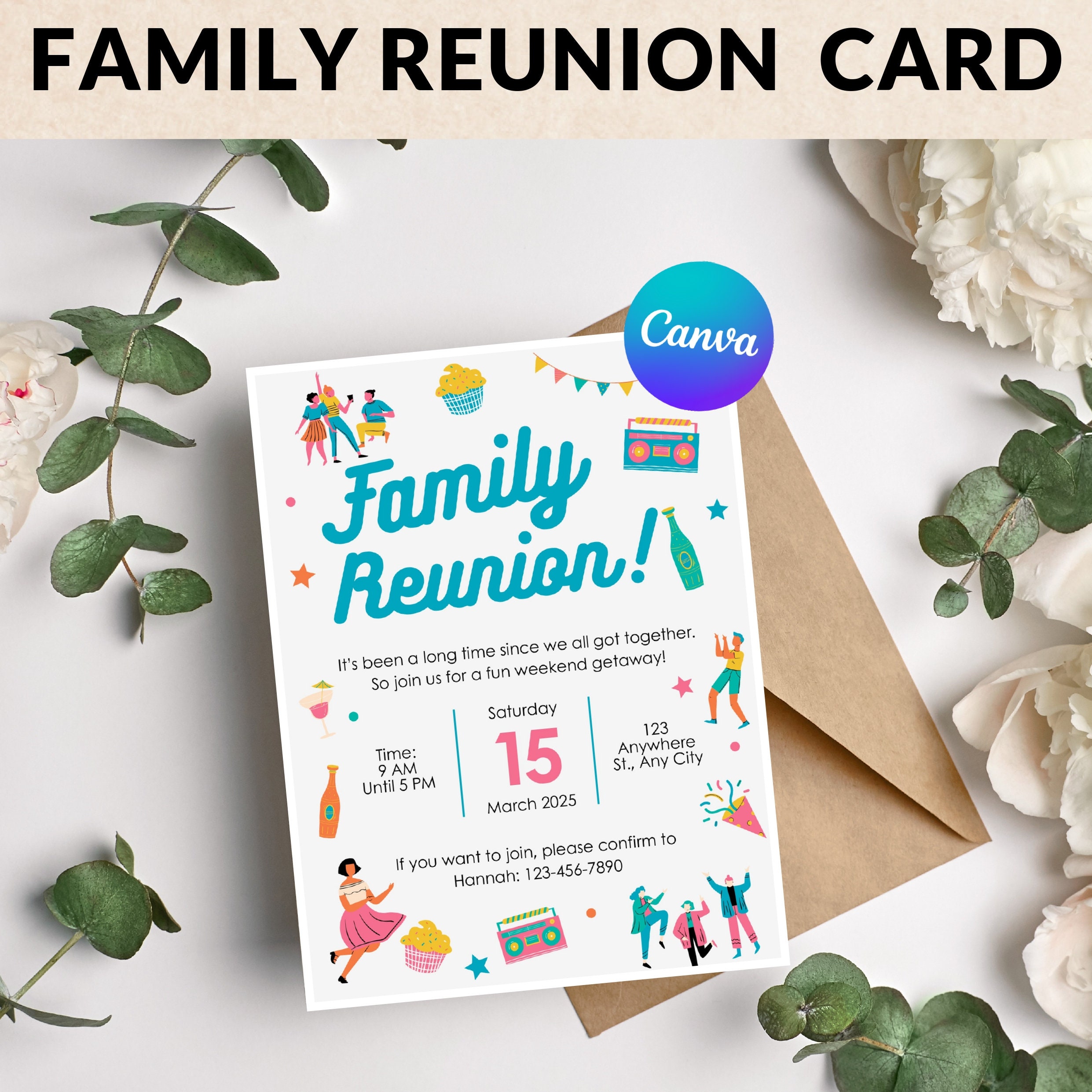 Family Reunion Invitation / Family Reunion Invitation / Family ...