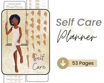 Self Care Planner Bundle, Selfcare Journal Tracker, Wellness Planner ...