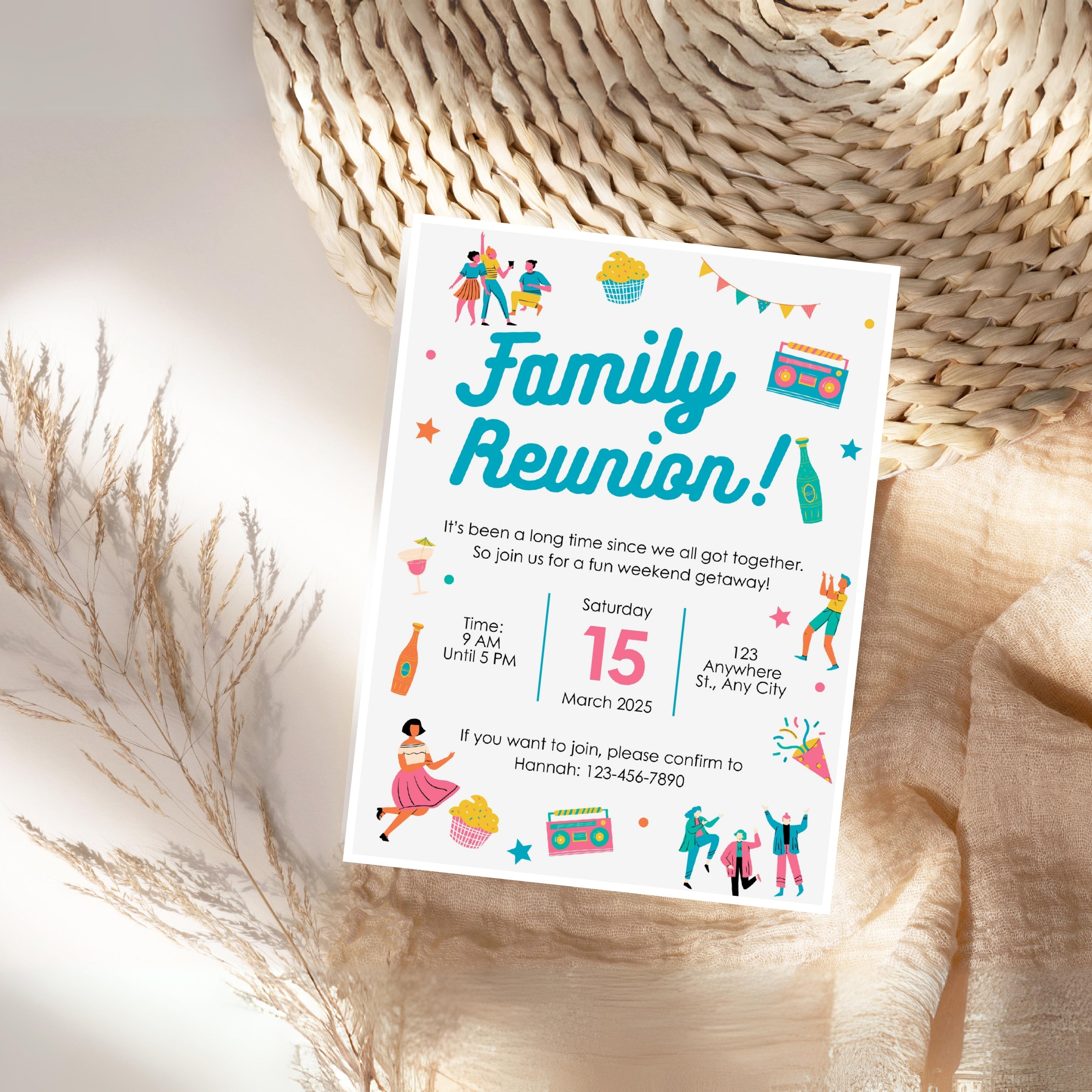Family Reunion Invitation / Family Reunion Invitation / Family ...