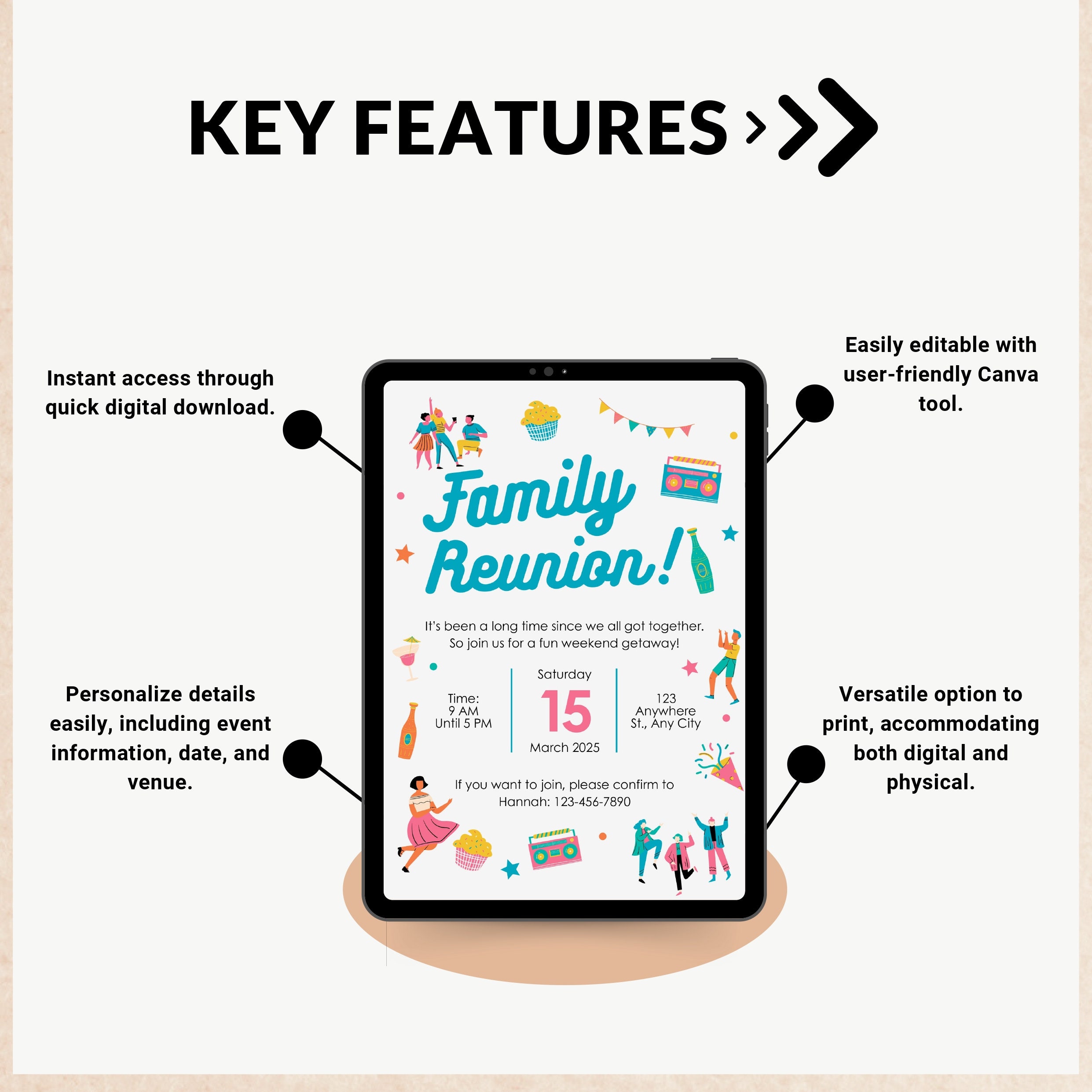 Family Reunion Invitation / Family Reunion Invitation / Family ...