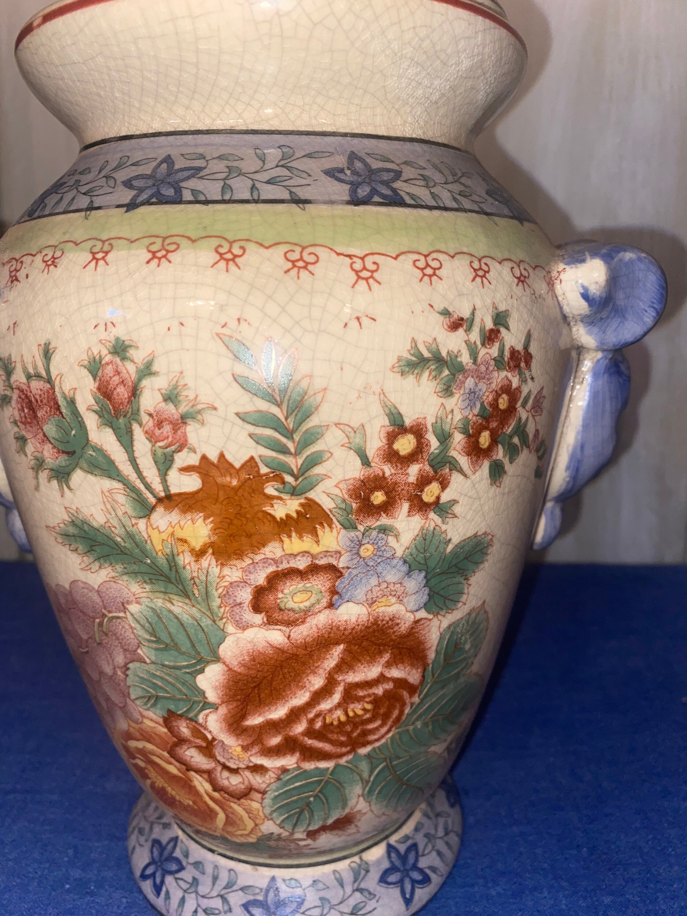 Magnani Pottery Vase/urn With Lid - Etsy