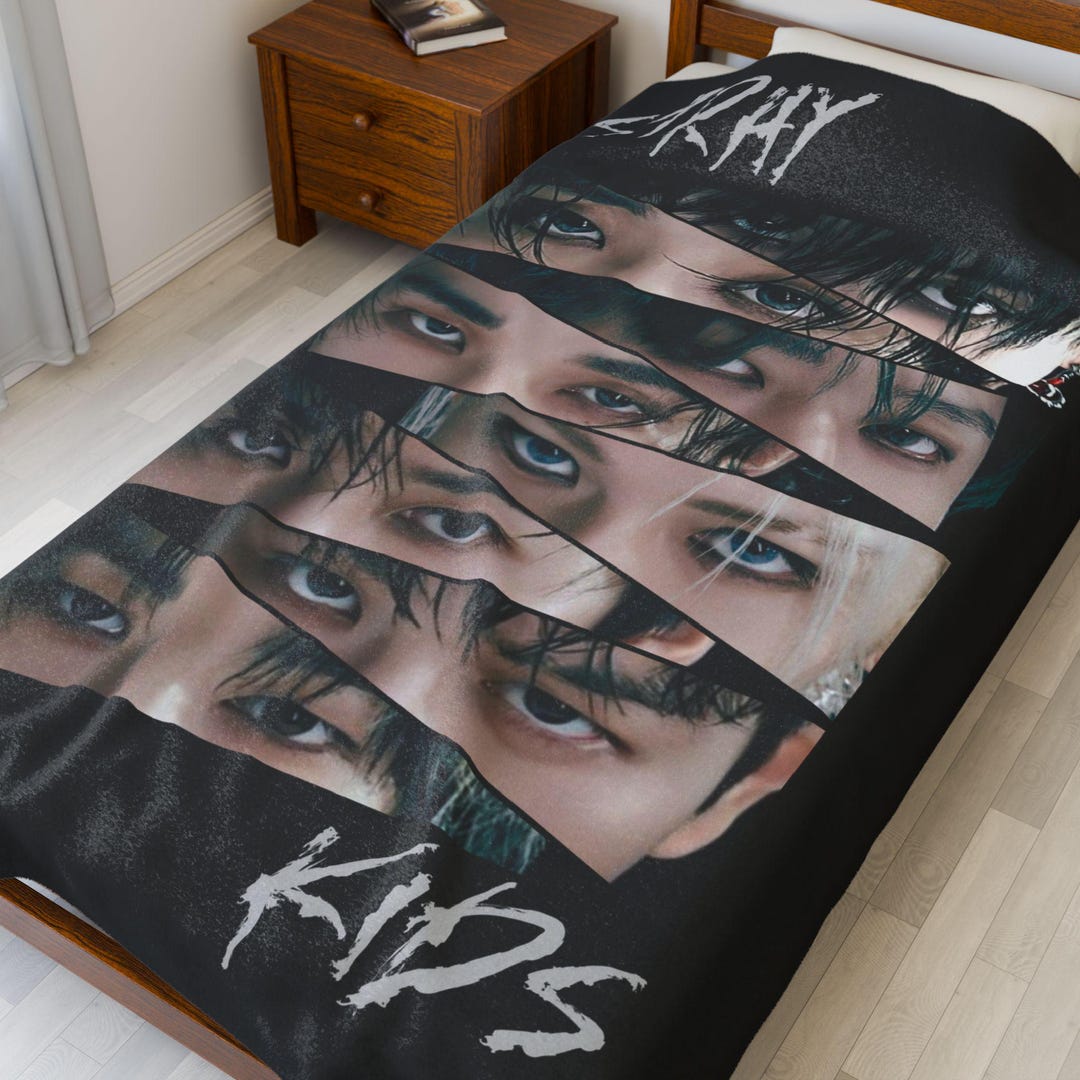 Stray Kids K-pop Fleece Blanket: Stay Cozy Merch - Etsy