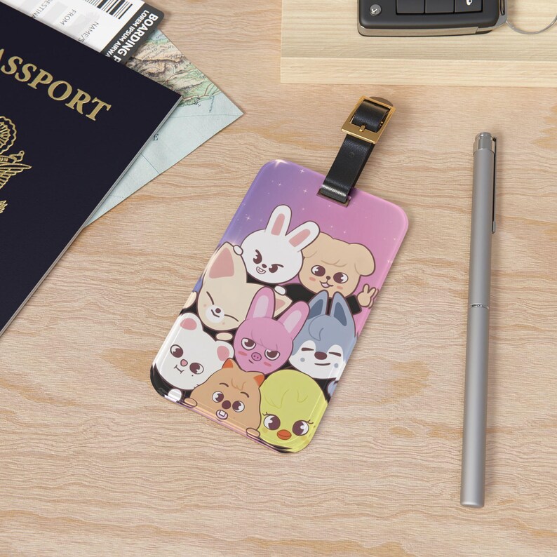 Stray Kids Skzoo Characters Luggage Tag - Kpop Travel Accessory, Cute ...