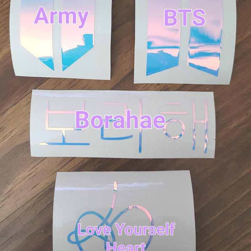 Bts Decals - Etsy
