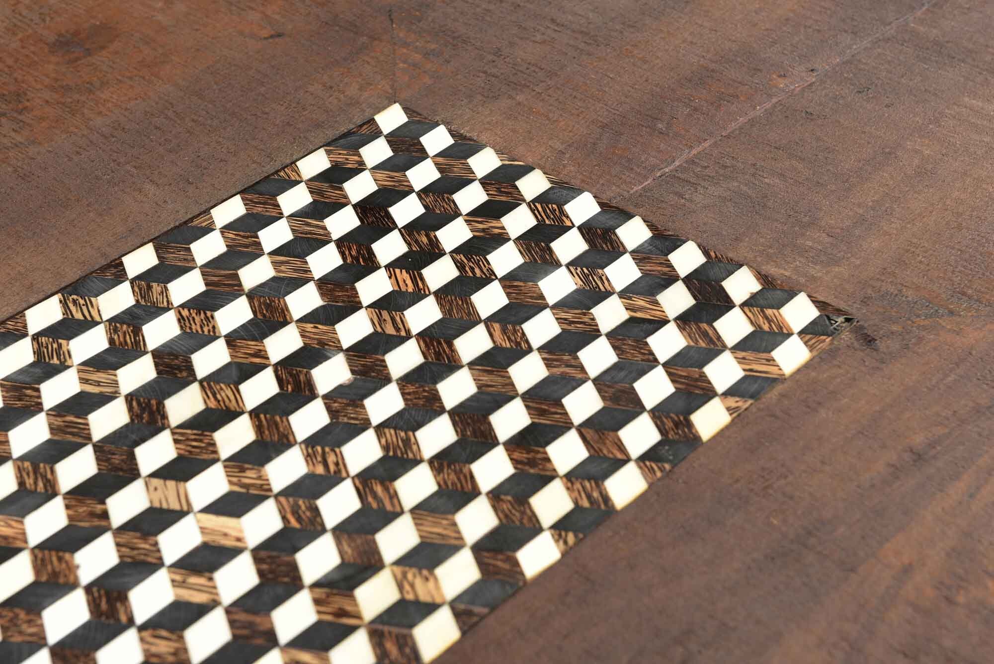 Dining Table Mango / Bone Inlay - Etsy