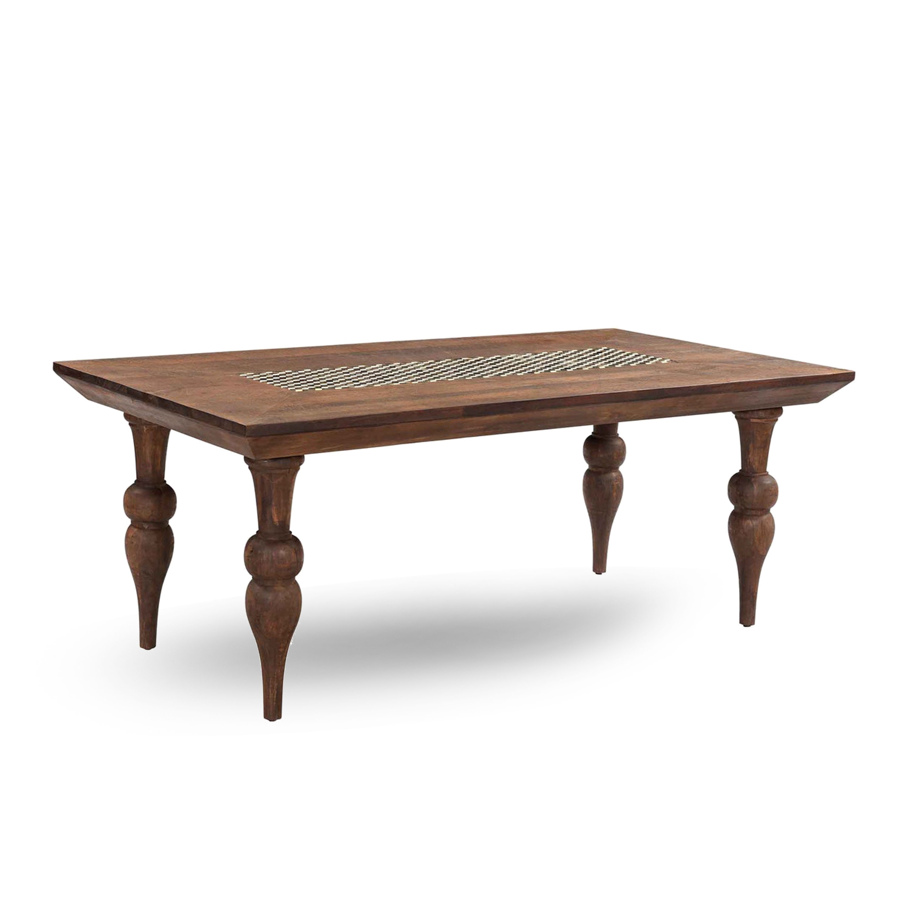 Dining Table Mango / Bone Inlay - Etsy