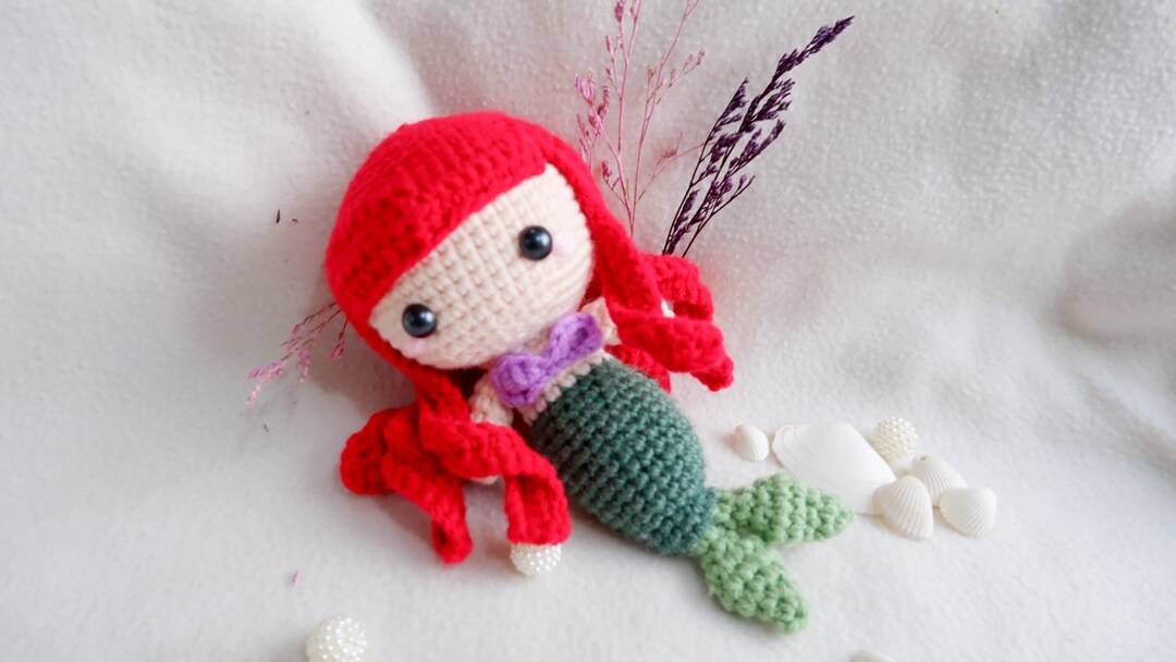 Ariel the Mermaid PDF Crochet Pattern - Etsy