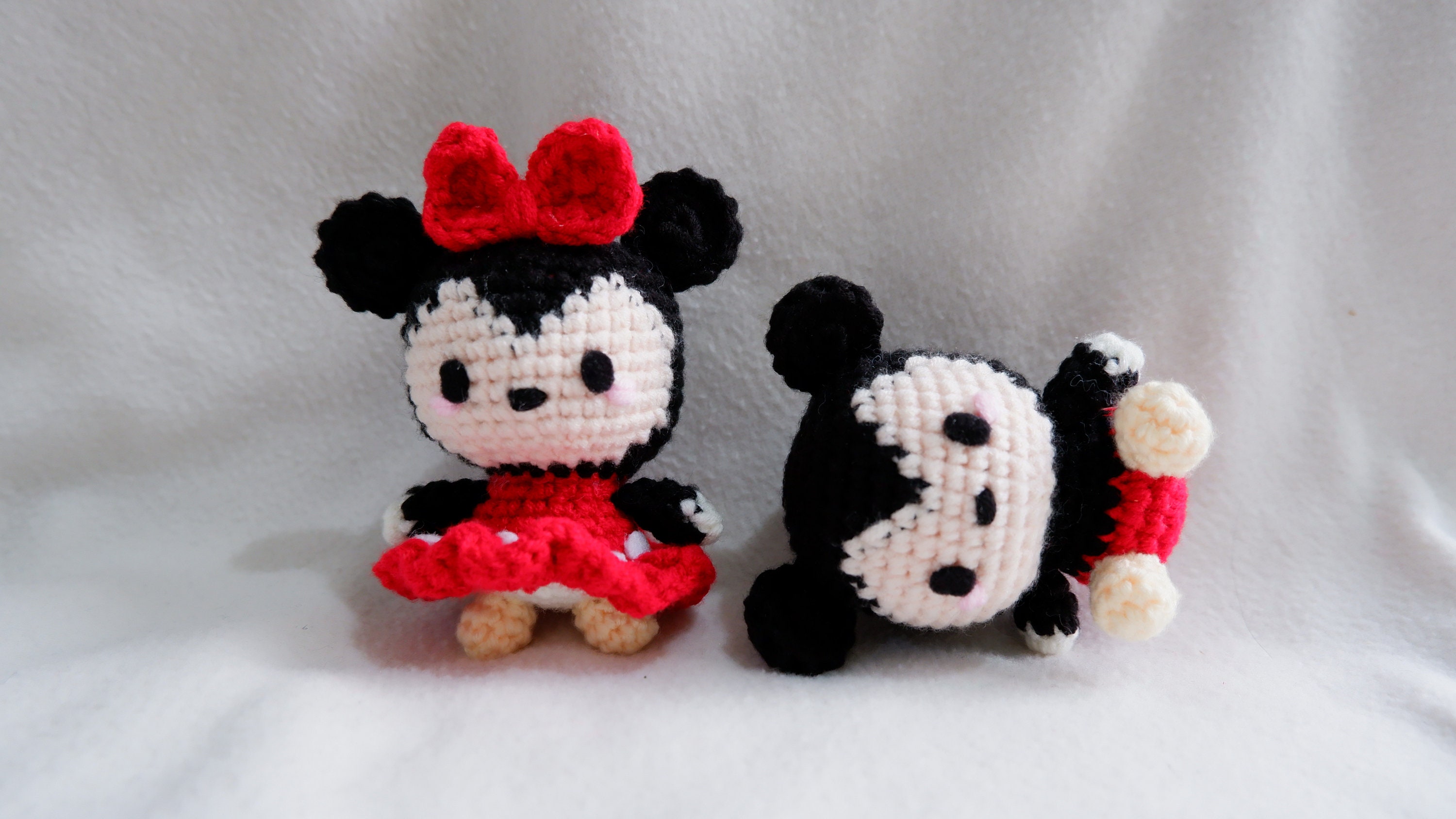 Mickey & Minnie Mouse Amigurumi Crochet Pattern - Etsy