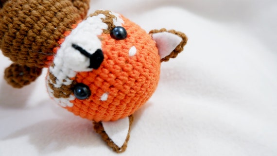 RED PANDA Amigurumi Crochet Pattern - Etsy