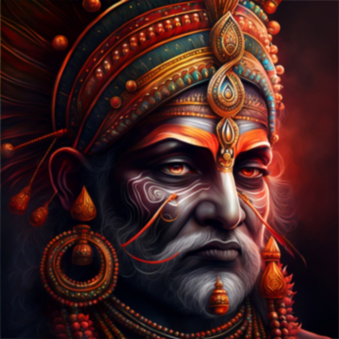 Hindu Gods Series Ravana Rakshasa Digital Download - Etsy