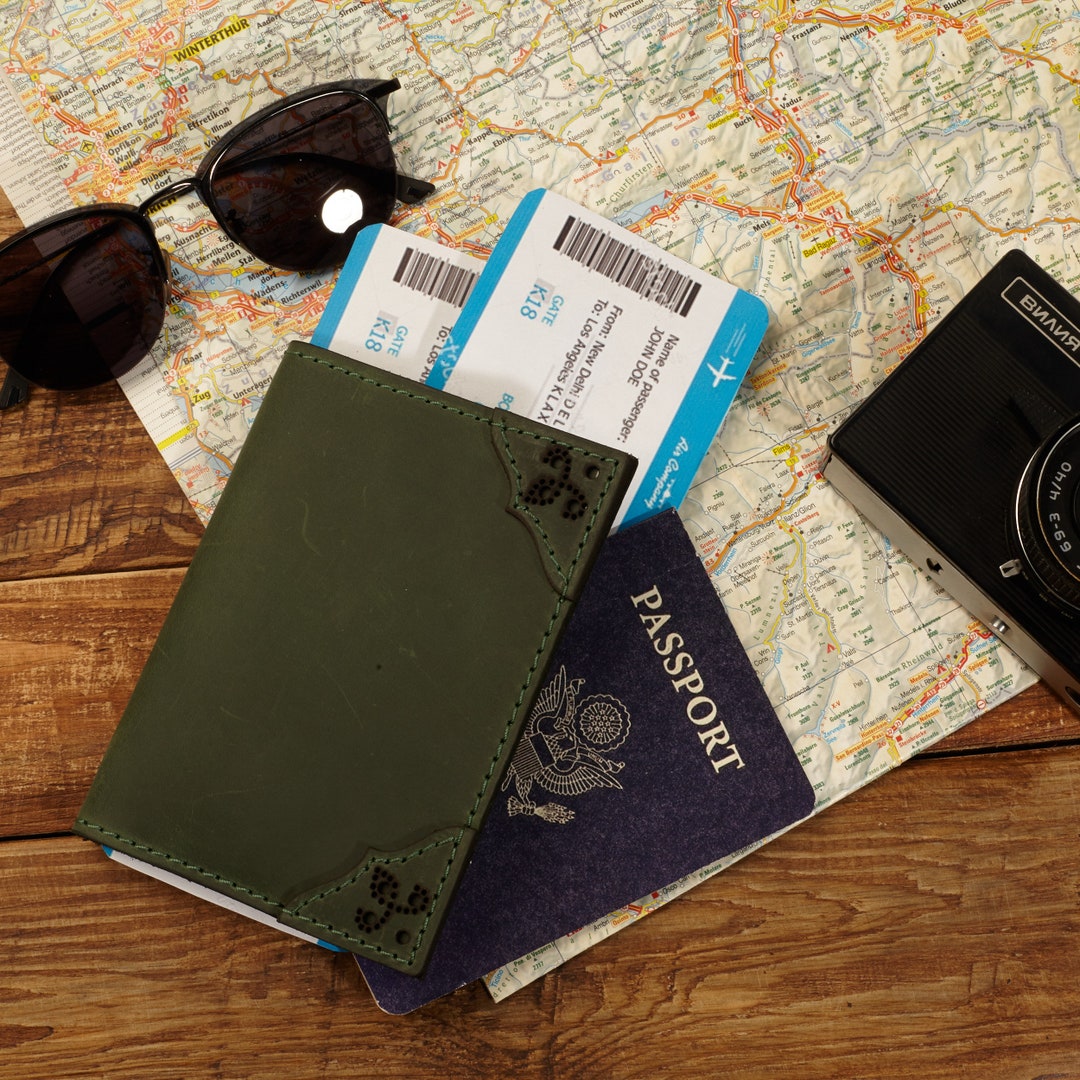 Passport Monogram, Personalized Gifts, Mens Passport Cover, Monogram ...
