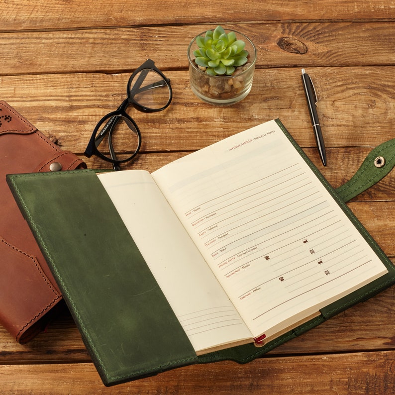 Leather Bible Cover, Planner Cover, Personalized Cover, Notebook Cover ...