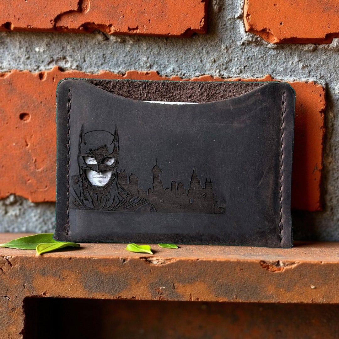 Mask Id Holder Batnan Wallet Hero Super Hero Wallet Leather Unique Gift ...