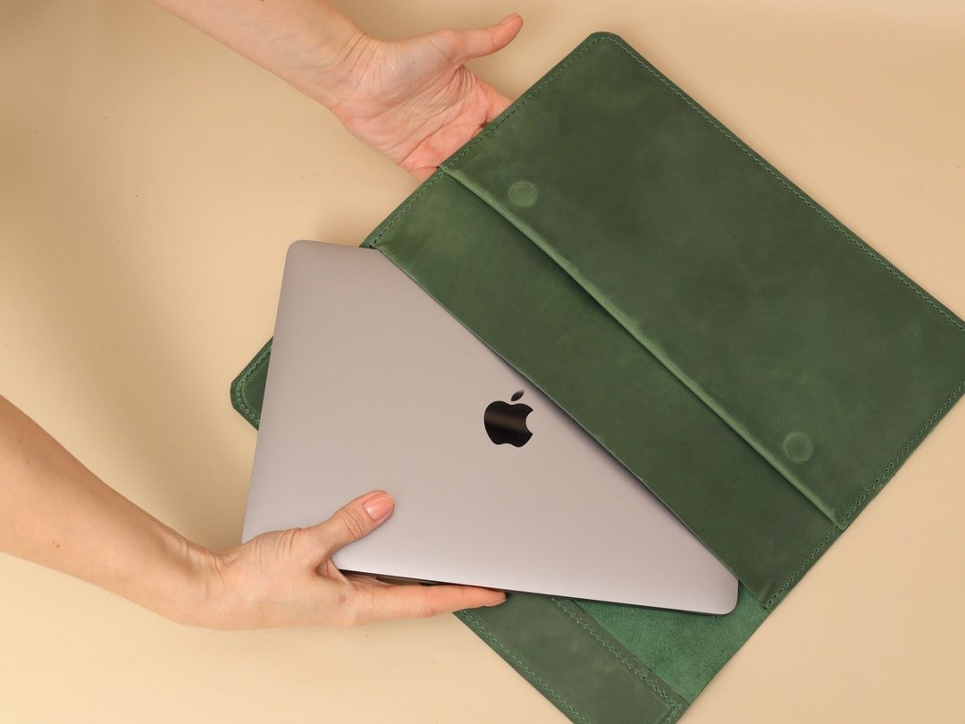 Slim Leather Sleeves, Laptop Case 14 Inch, Leather MacBook Bag, MacBook ...