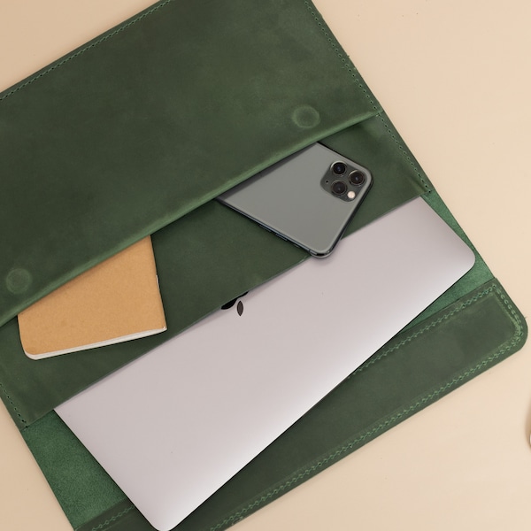 Leather Laptop Case Mac - Etsy