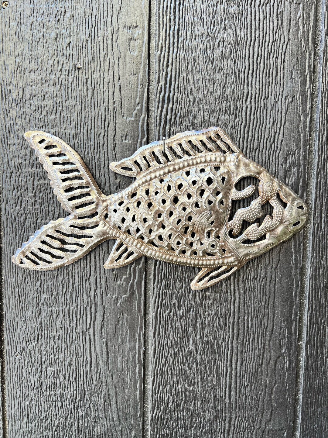 Metal Art Fish / Home Decor / Yard Art / Garden Art / Fish Decor ...