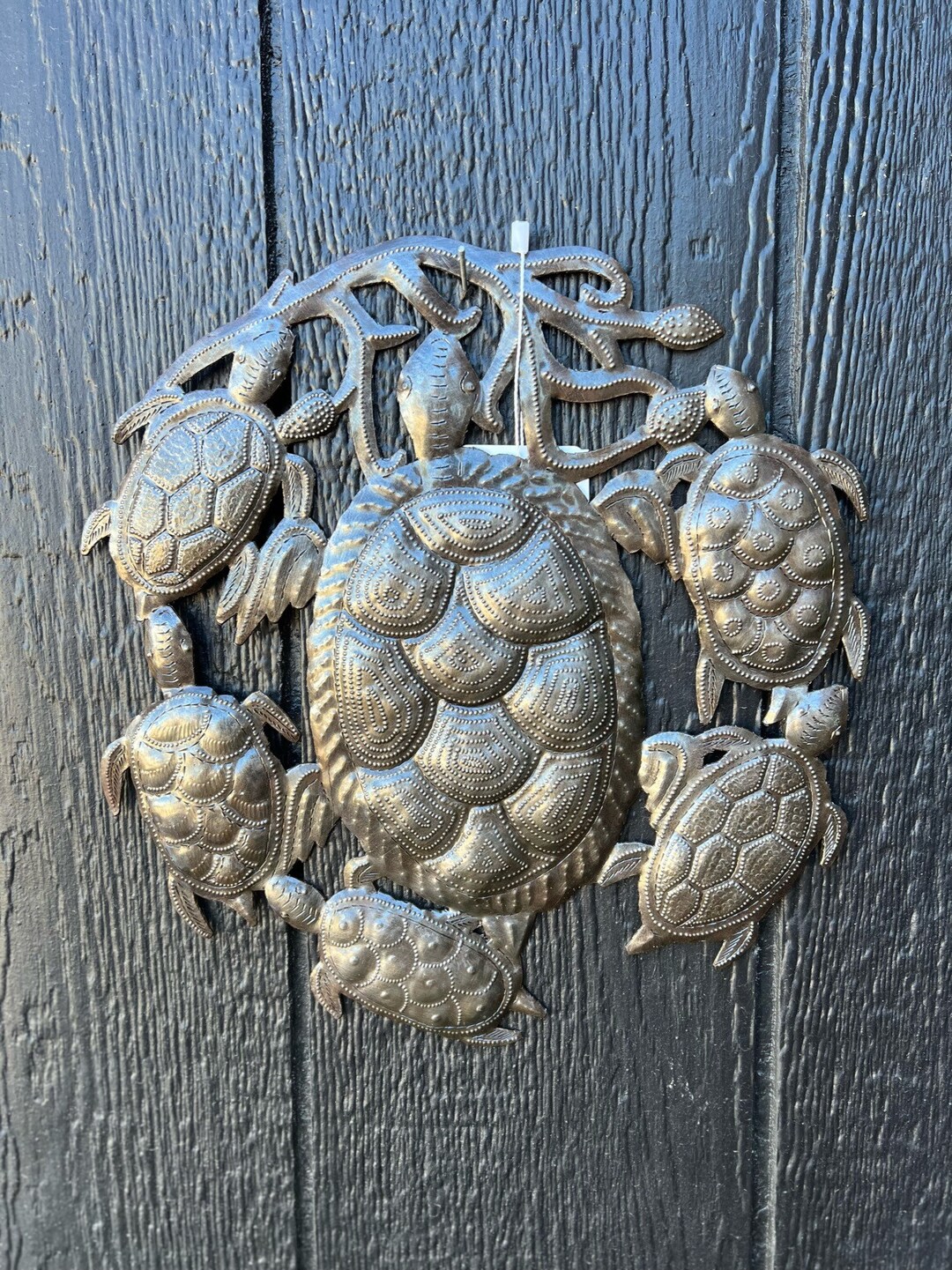 Turtle / Mini / Sea Turtle / Metal Art / Garden Decor / Haitian Art - Etsy