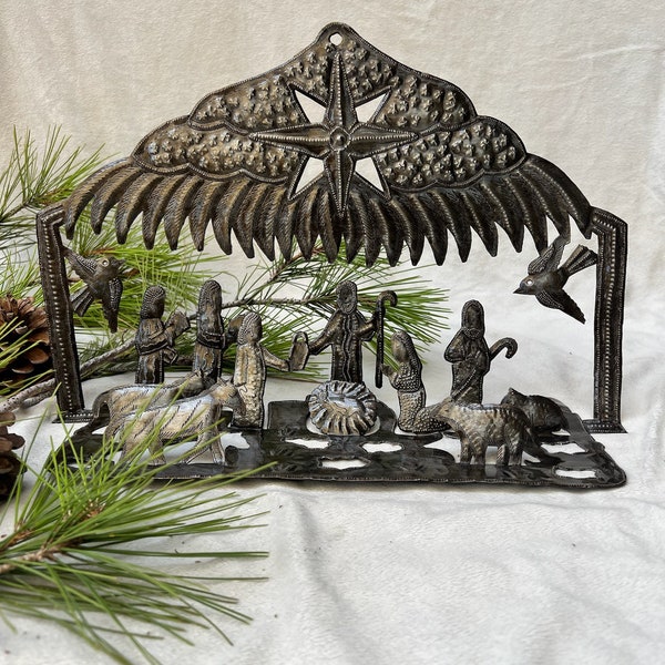 Metal Nativity - Etsy
